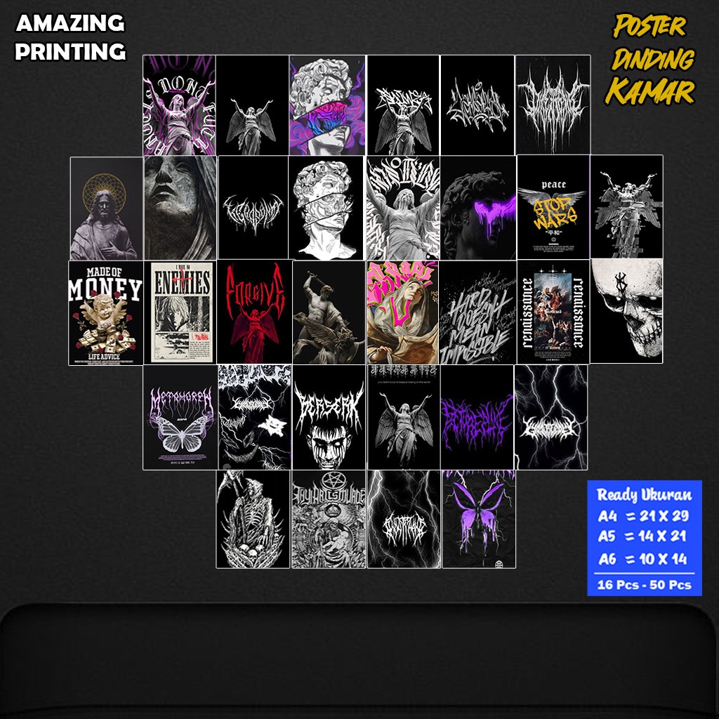 Jual Poster Dinding Kamar abstrak / Poster Dinding abstrak / Hiasan ...