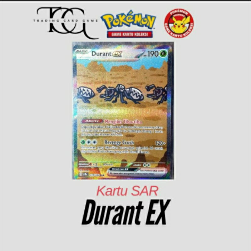Jual Kartu Durant EX SAR - Kilat Rasi TCG POKEMON INDONESIA | Shopee ...