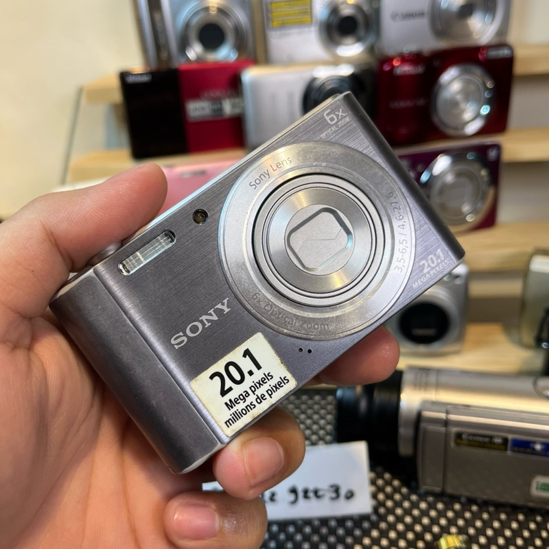 Jual Digicam / Kamera Digital Sony Cybershot DSC w810 grey | Shopee ...