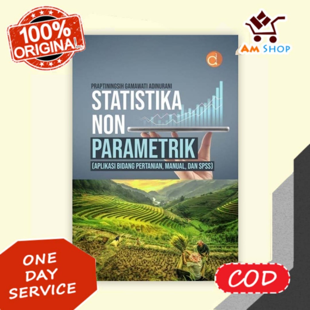 Jual Buku Statistika Non Parametrik (Aplikasi Bidang Pertanian, Manual, dan SPSS) BW ...
