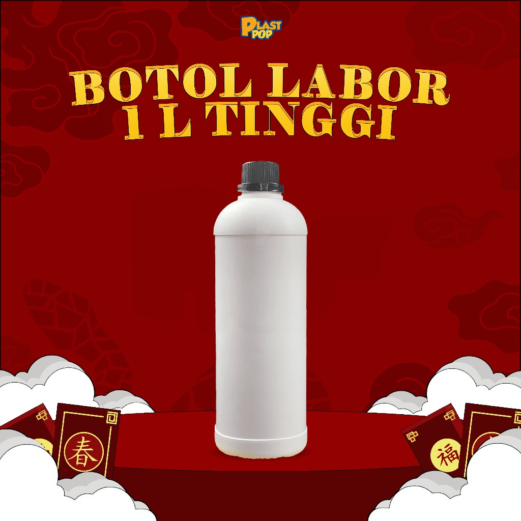 Jual Botol Labor Agro 1 Liter Tinggi / Botol Pupuk 1 Liter / HDPE 1 Liter | Shopee Indonesia