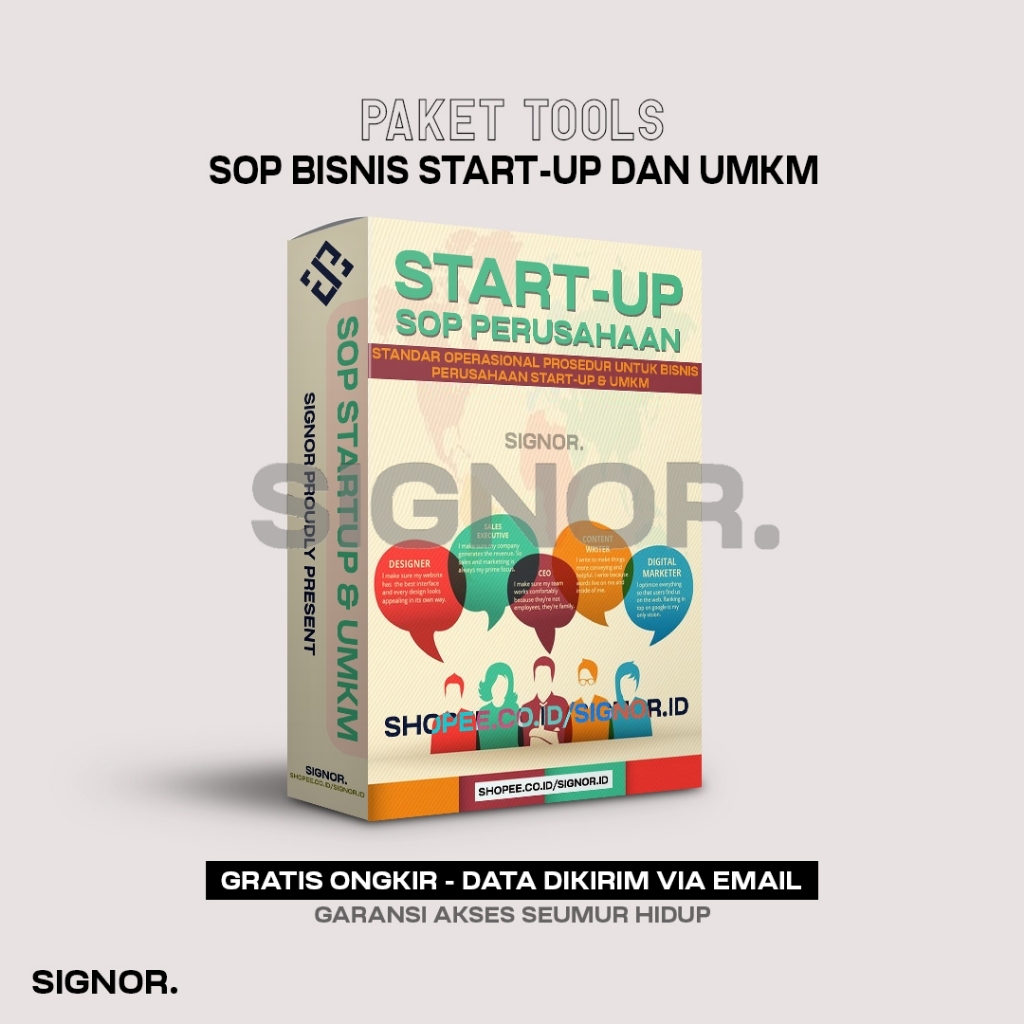 Jual [Q8373] SOP Perusahaan Start Up & UMKM : Panduan Lengkap Standar Operasional untuk ...