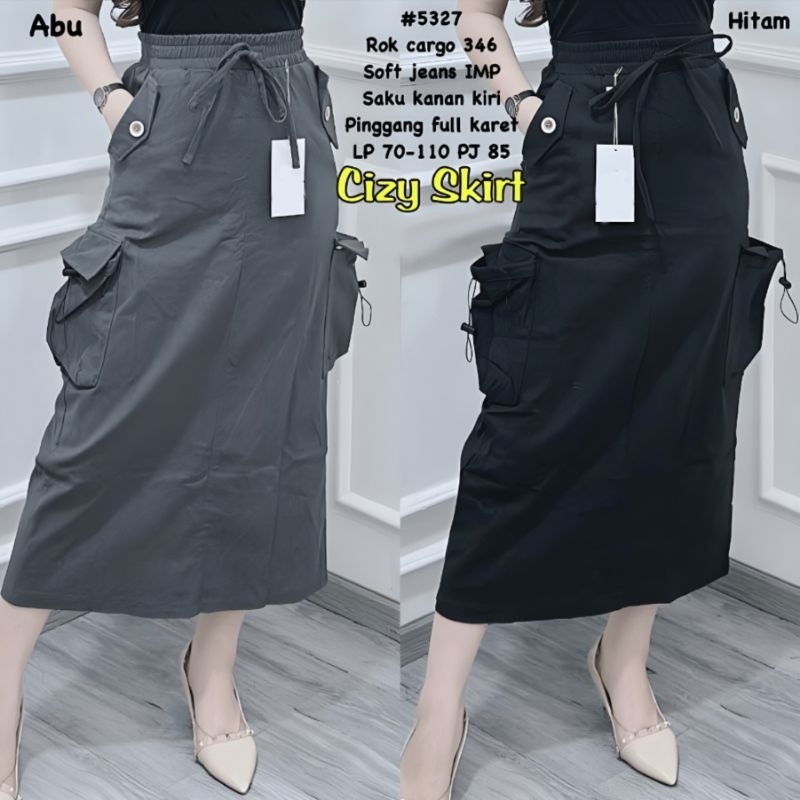 Jual ROK CARGO WANITA KOREAN STYLE/ ROK CARGO DIZY SKIRT/ ROK CARGO ...
