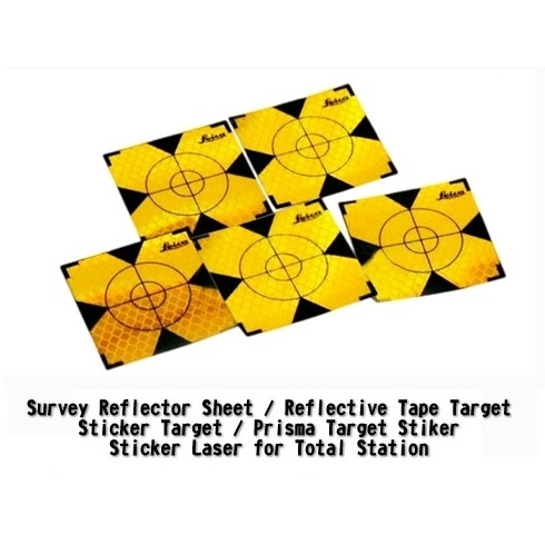 Jual Stiker Target Kuning Untuk Semua Total Station 20x20mm | Shopee ...