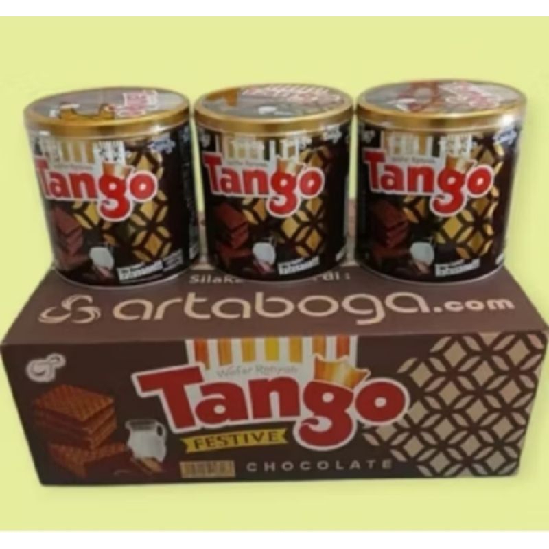 Jual Jajan Lebaran Tango Wafer Kaleng Satu Dus Isi 6 Pcs | Shopee Indonesia
