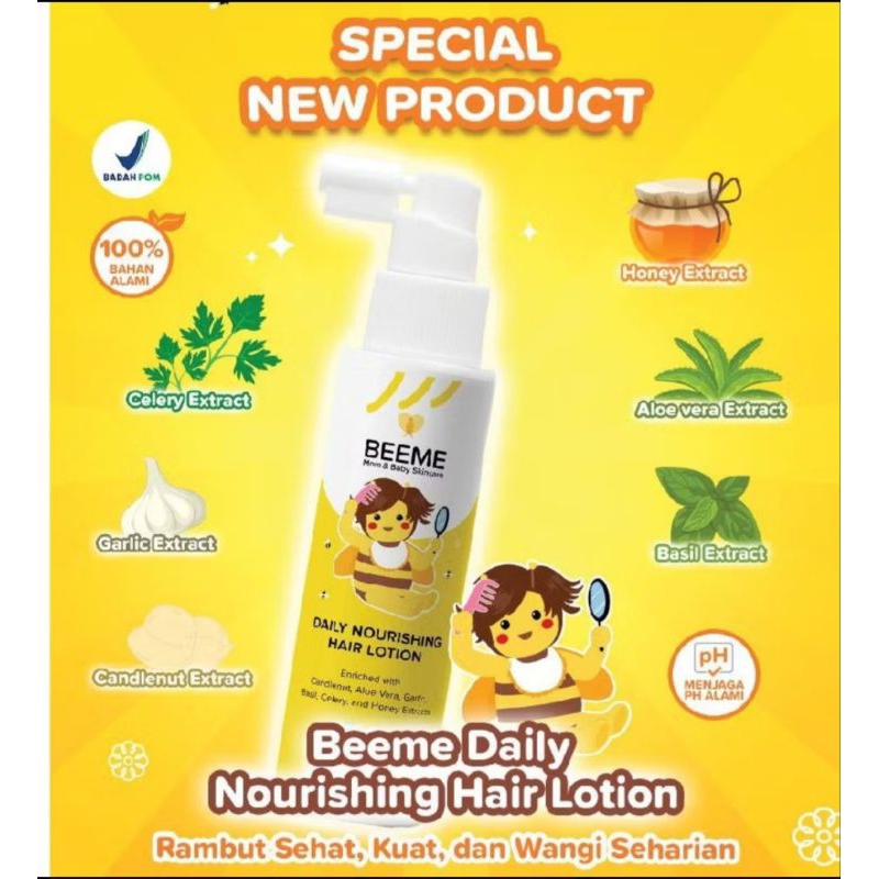 Jual Beeme Hair Lotion Daily Nourishing (100ML) | Shopee Indonesia