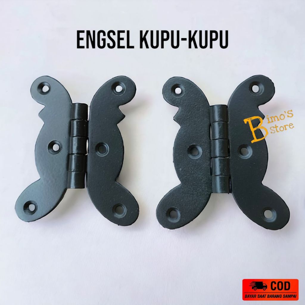 Jual Engsel Pintu Rumah Model Kupu Hitam Doff 2pcs Engsel Lemari Engsel ...