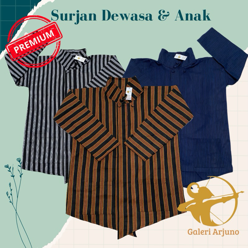 Jual PROMO 10.10 [PREMIUM] BAJU LURIK JAWA PRIA DEWASA DAN ANAK ASLI ...