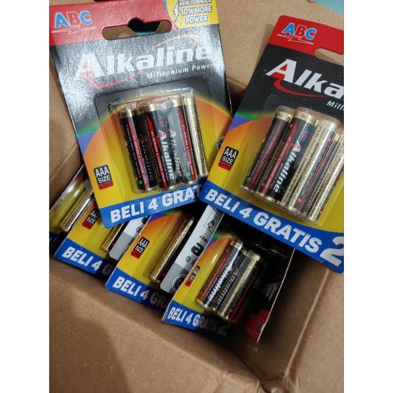 Jual Batrai Alkalin AAA A3 isi 6pcs | Shopee Indonesia