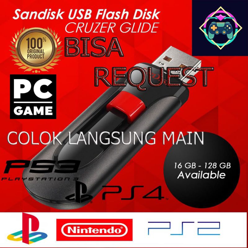 Jual flashdisk isi game bisa request | Shopee Indonesia