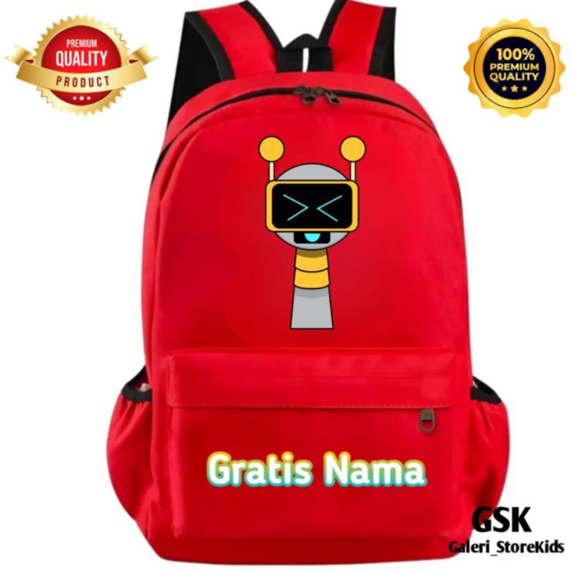 Jual Tas ransel Full anak sekolah SPRUNKI FUN BOT -Tas sekolah anak ...