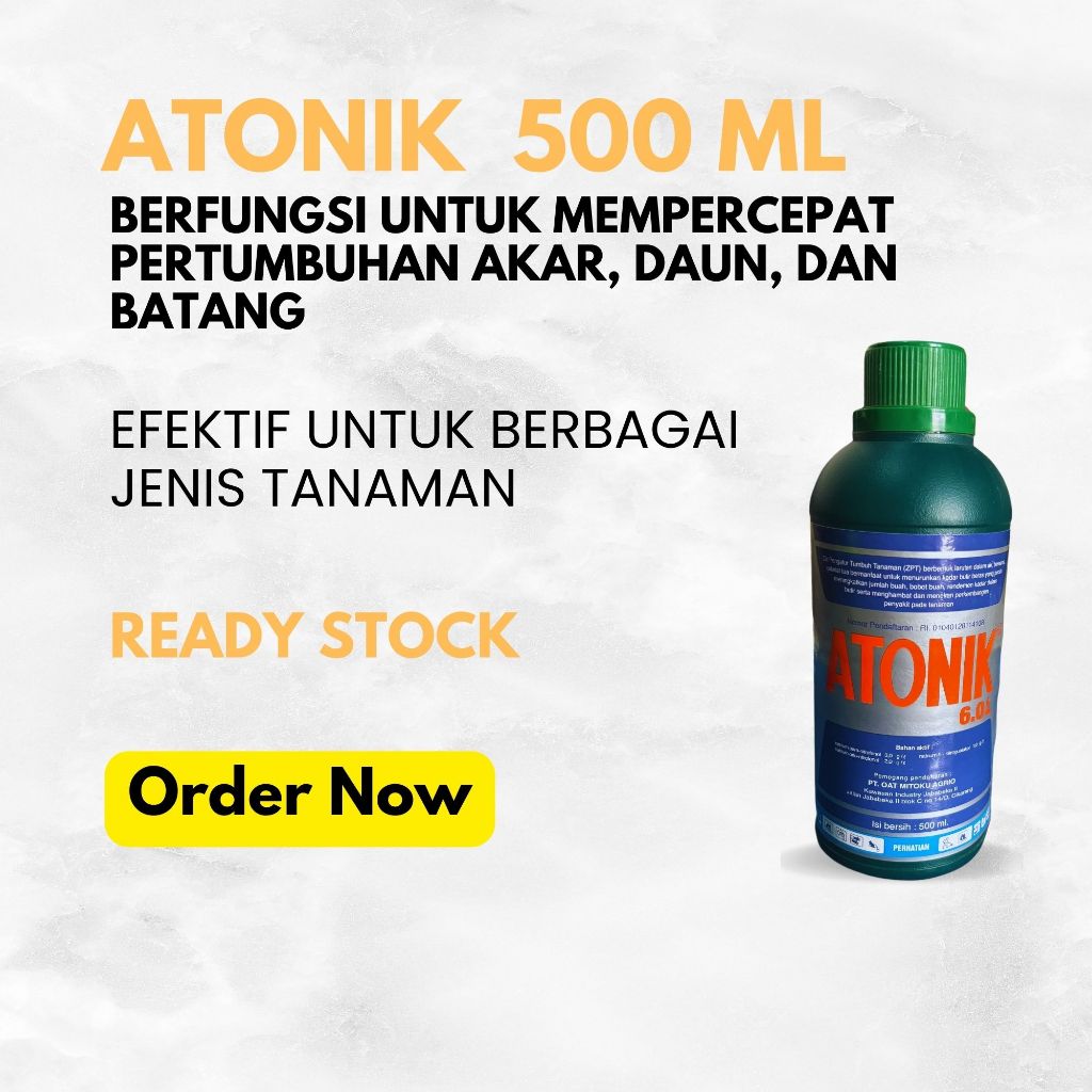 Jual Atonik 500 mL - Zat Pengatur Tumbuh Tanaman Berfungsi Untuk ...