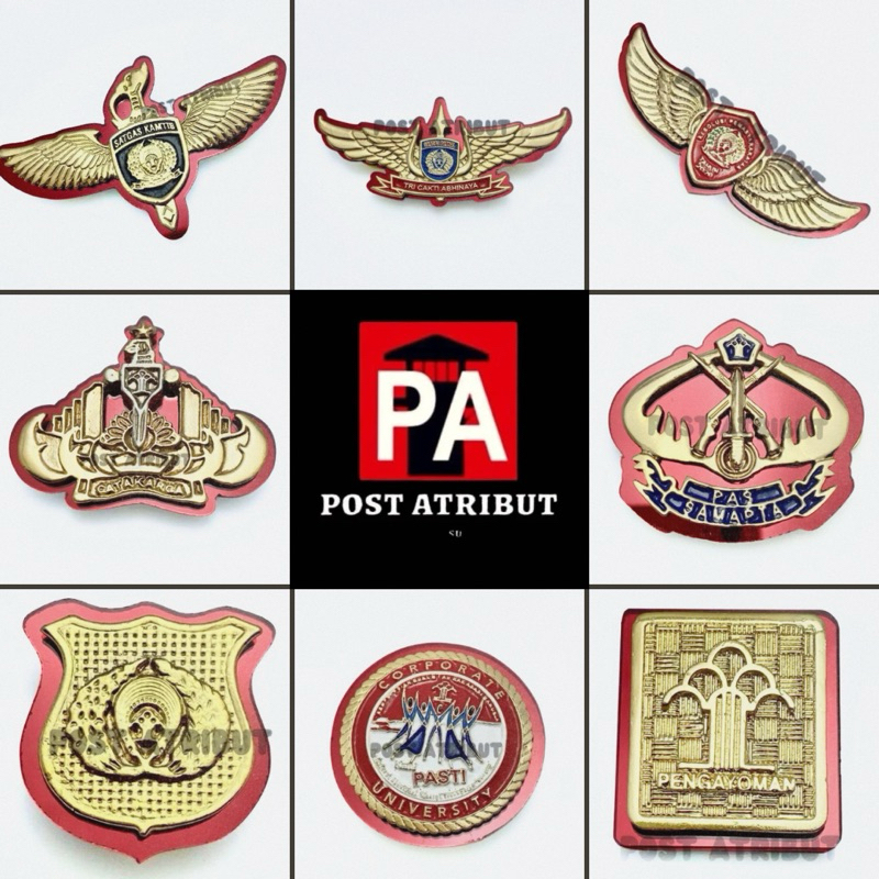 Jual Atribut Pemasyarakatan / Pin pasti / Pin Pengayoman / Brevet ...