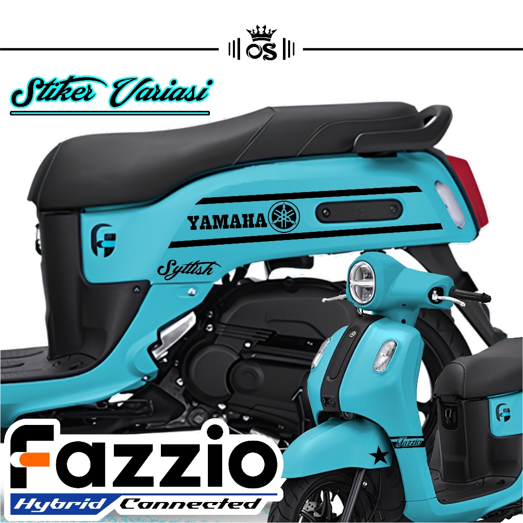 Jual CUTTING STICKER FAZZIO/MOTIF 1 /STIKER FAZZIO/STRIPING FAZZIO ...