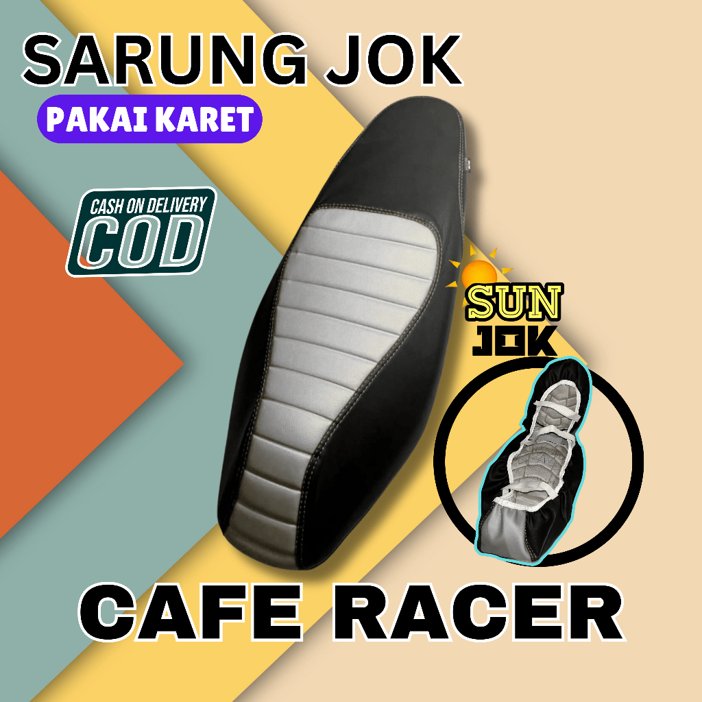 Jual Cover Jok Model Caferacer Sarung jok Custom tanpa staples VARIO ...