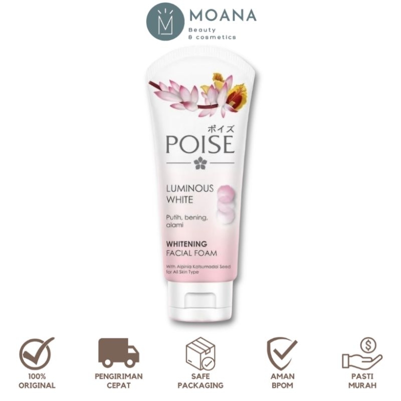 Jual Poise Luminous White Facial Foam 100 Gr | Sabun Cuci Pembersih ...