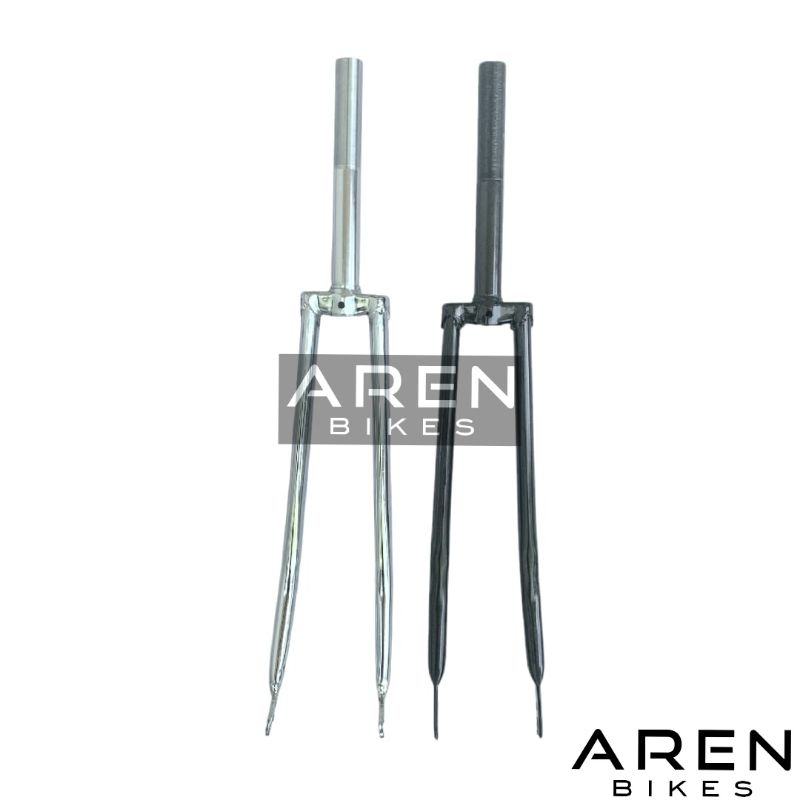 Jual FORK SEPEDA BALAP 27 LAMA JADUL x 1 1/4 700C 700 C HITAM CHROME ...