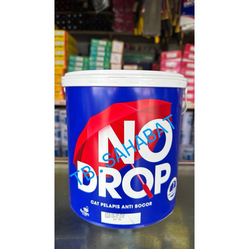 Jual Cat NO DROP 5 KG | Cat anti Bocor | Cat pelapis dinding anti bocor ...