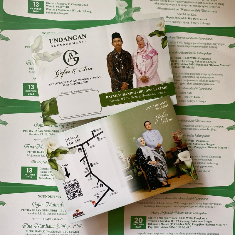 Jual Undangan pernikahan Undangan nikah Undangan tasyakuran Undangan ...