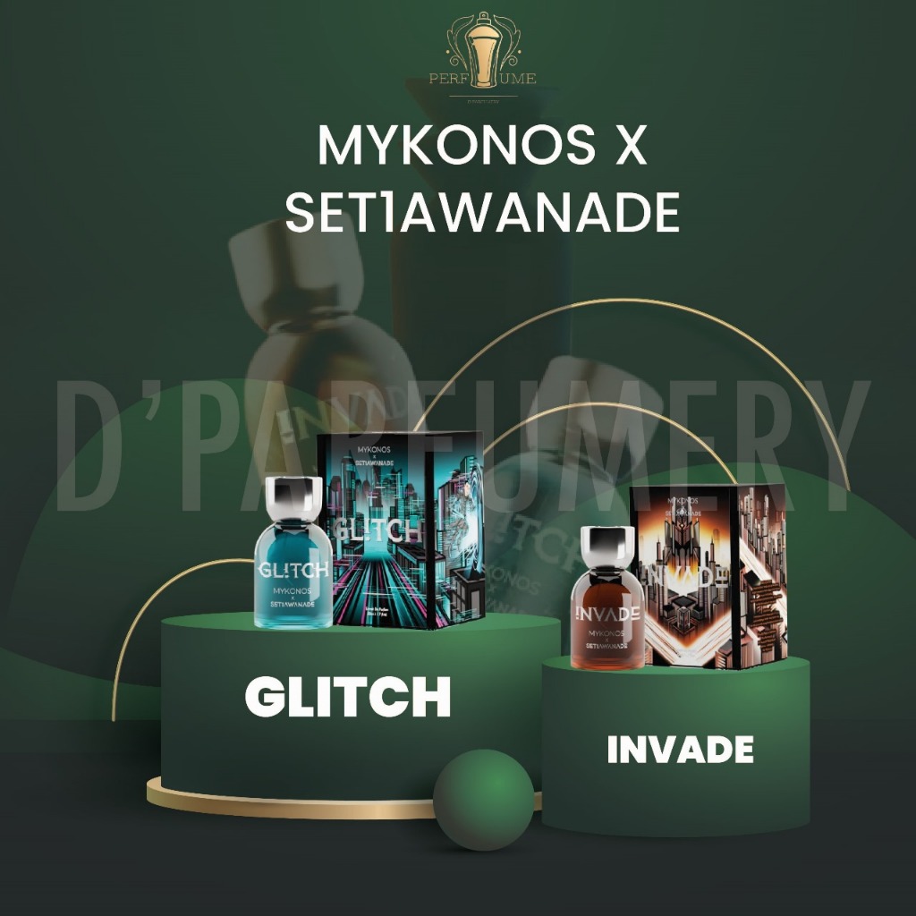 Jual Mykonos X Set1awanade Glitch & Invade 50 ML Extrait de Parfume | Shopee Indonesia