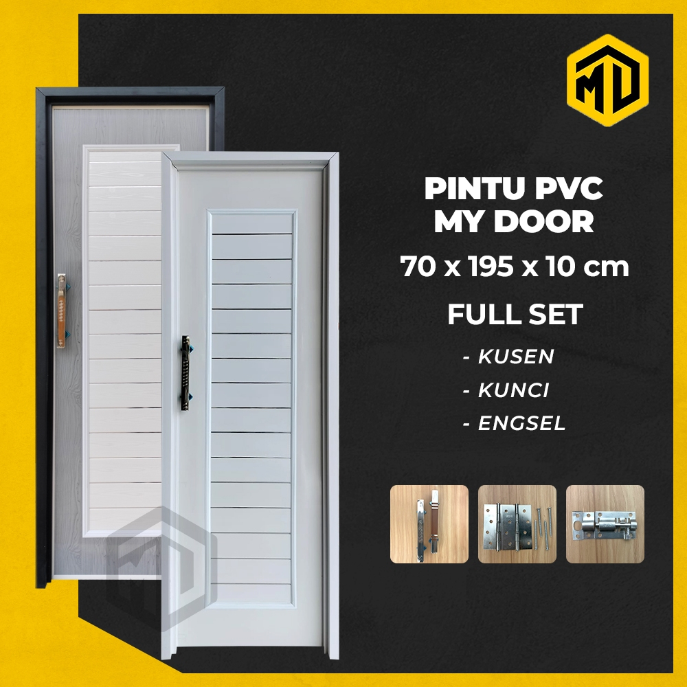 Jual Pintu Kamar Mandi PVC My Door Full Panel Minimalis Handel Mewah ...