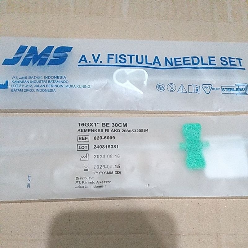 Jual Fistula Needle Set JMS | Shopee Indonesia
