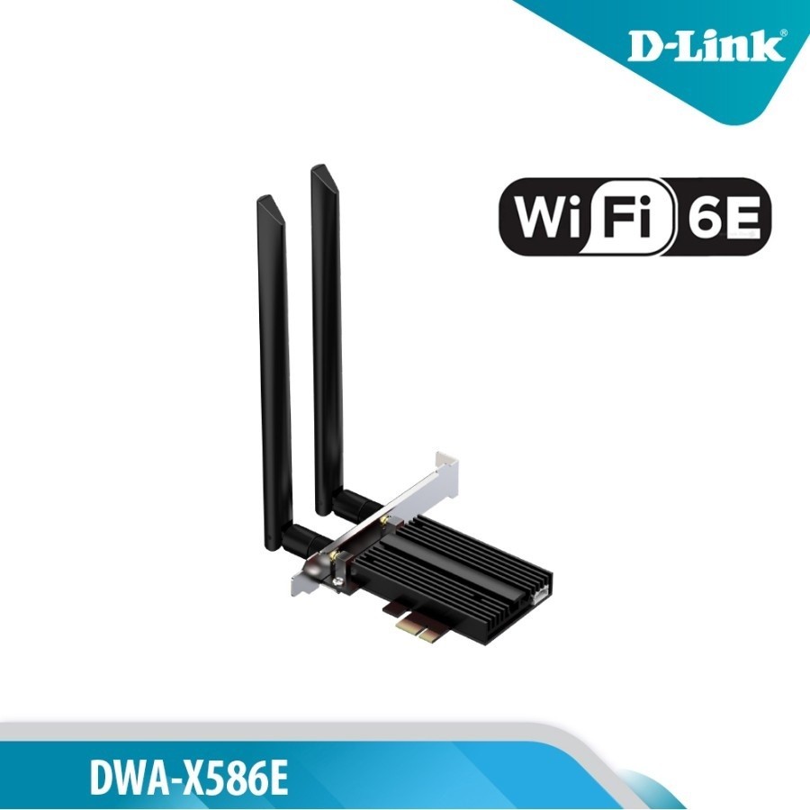 Jual DLINK DWA-X586E WIRELESS AX5400 WI-FI 6 + BLUETOOTH 5.2 PCI EXPRESS | Shopee Indonesia