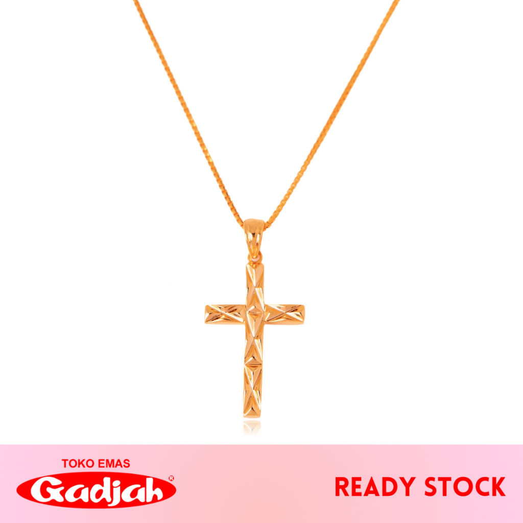 Jual Kalung Emas Itali Salib Garis Silang - Toko Emas Gadjah | Shopee ...