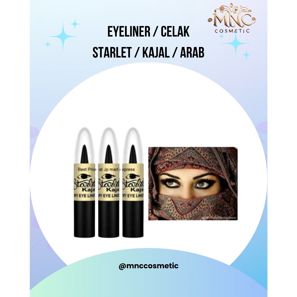 Jual CELAK EYELINER KAJAL / STARLET / ARAB | Shopee Indonesia