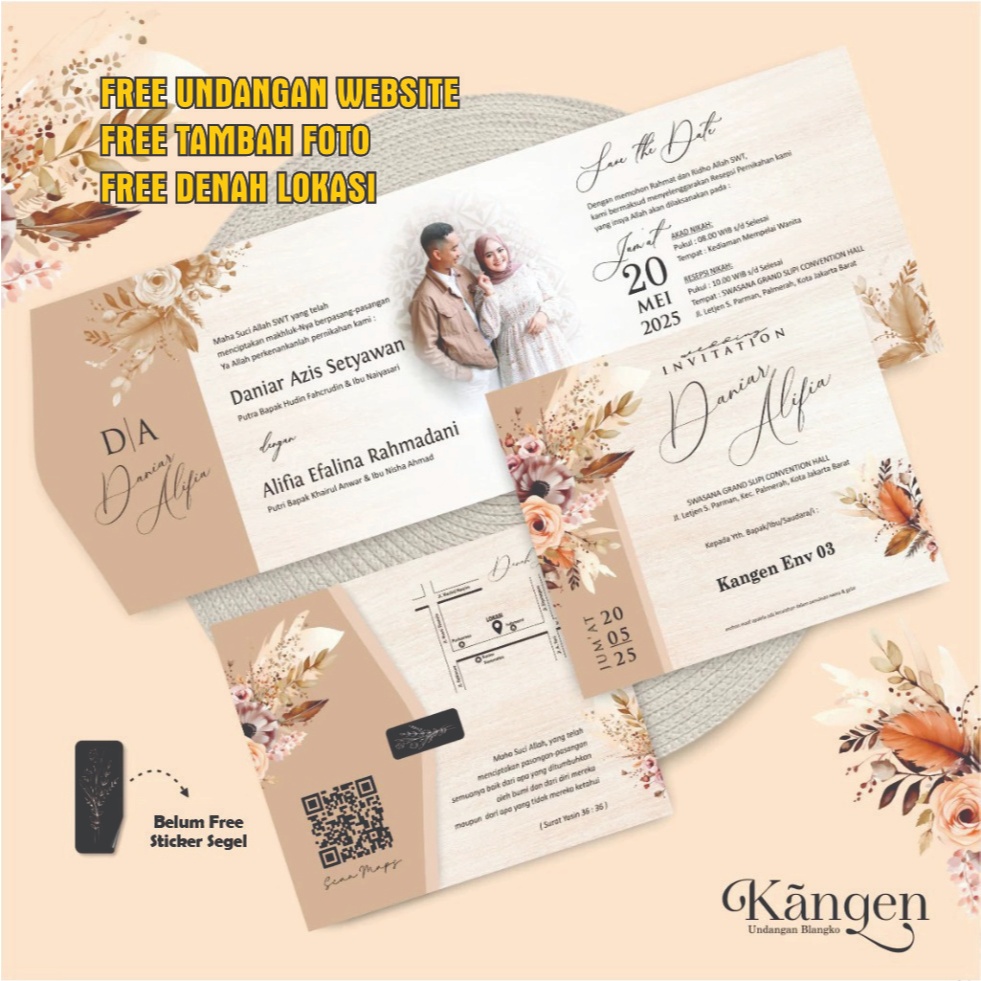 Jual Cetak Undangan pernikahan murah cetak kartu undangan nikah kartu ...