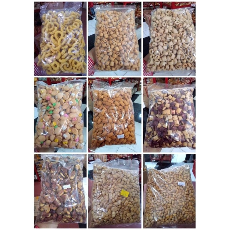 Jual PROMO ANEKA SNACK 01 / PERBUNGKUS CEMILAN MAKANAN JAJANAN KACANG ...