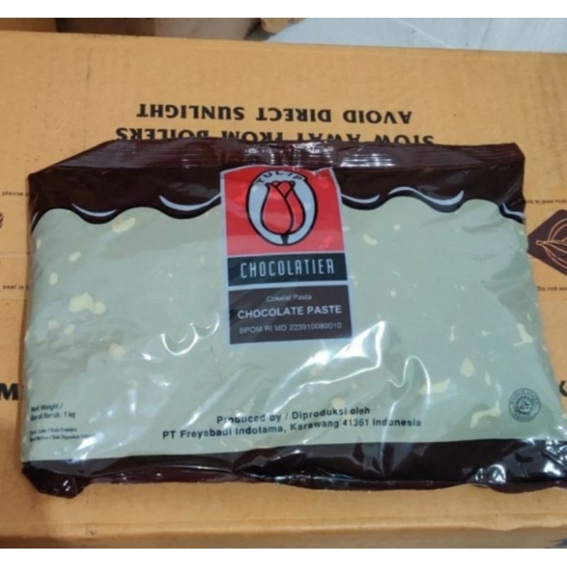 Jual KEMASAN ULANG Tulip Filling Coklat 500GR / 500 GR chocolate ...
