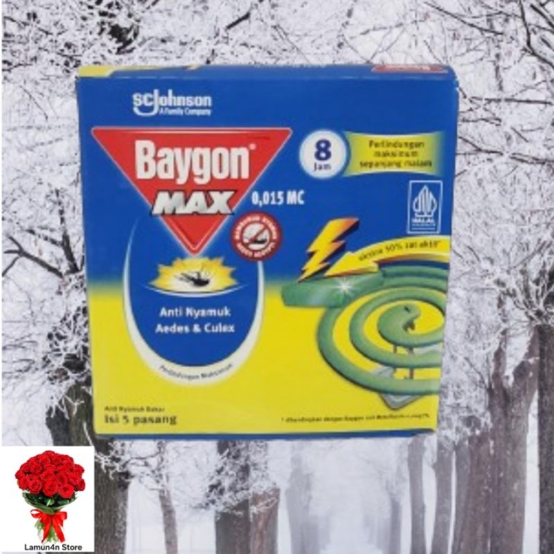 Jual Baygon Max Obat Nyamuk Bakar Isi 5 Pasang Tebal Xtra | Shopee ...