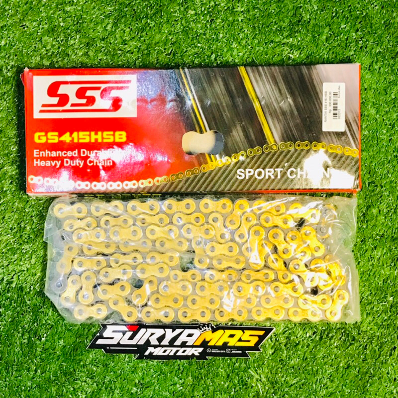 Jual RANTAI SSS 415 HSB GOLD 130L RANTAI ORIGINAL | Shopee Indonesia
