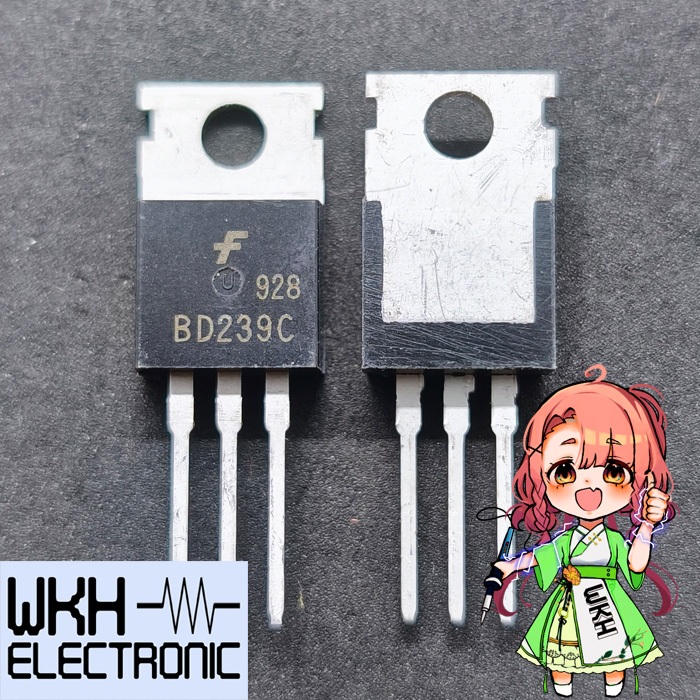 Jual BD239C BD 239 C NPN Power Transistor 100V 2A BD 239C TR Amplifier ...