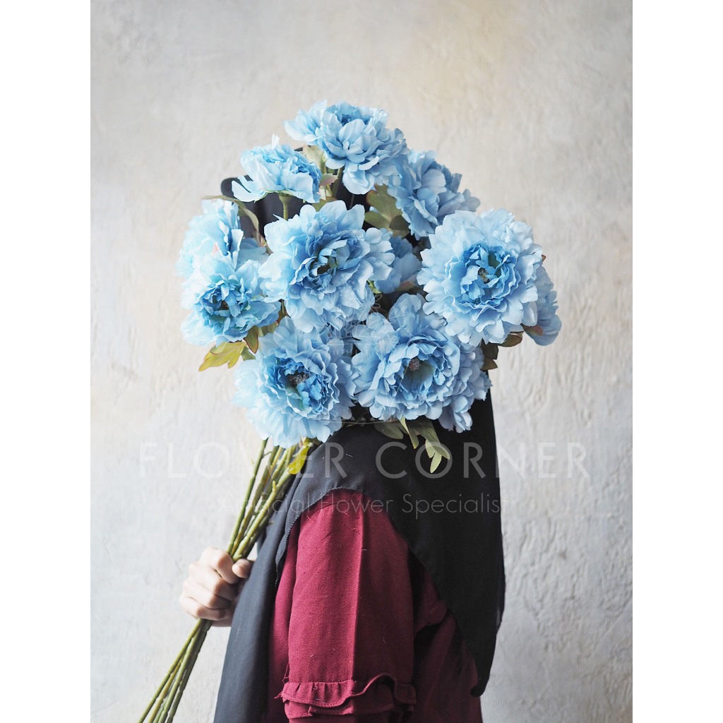 Jual Bunga Artificial Peony Gradasi Colourful (B24070) | Shopee Indonesia