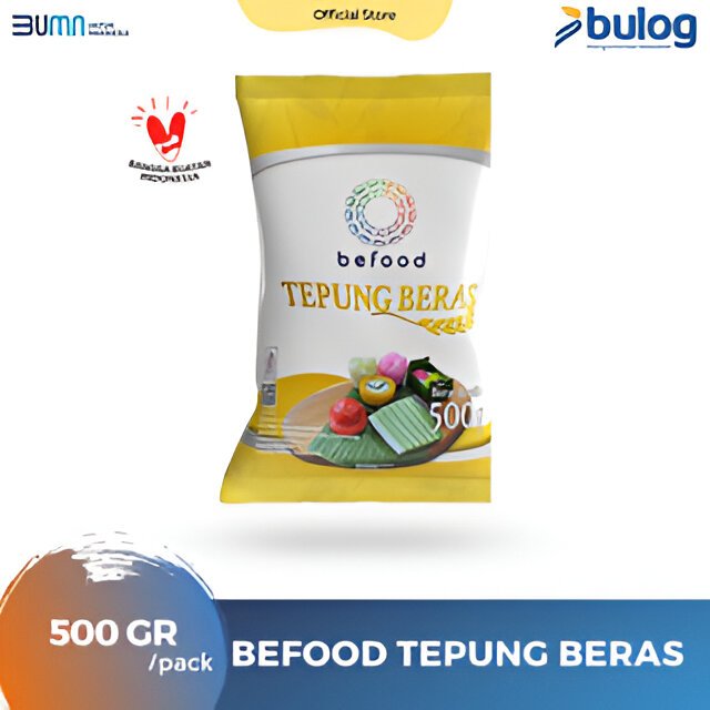Jual BULOG - Tepung Beras Befood 500 GRAM | Shopee Indonesia