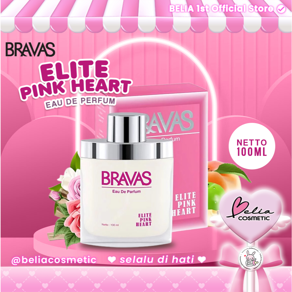Jual BELIA BRAVAS Parfum Wanita ELITE 100ML | Eau De Parfum HALAL ...