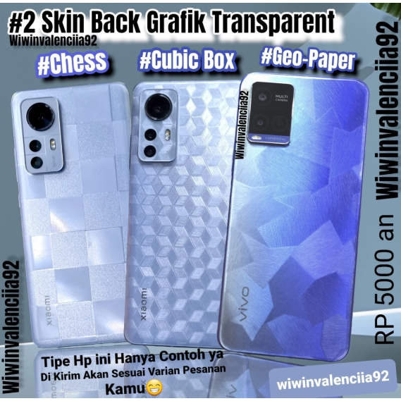 Jual Back Skin CUSTOM GEOPAPER 3D XIAOMI POCO C75 C65 X6 X5-5G X5Pro ...