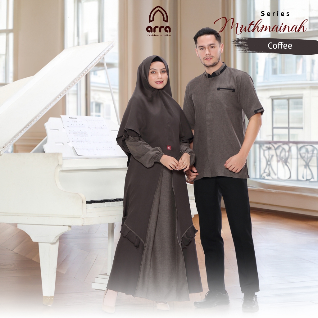 Jual Pasangan Couple Modern Gamis Koko Lebaran Suami Istri Couple ...