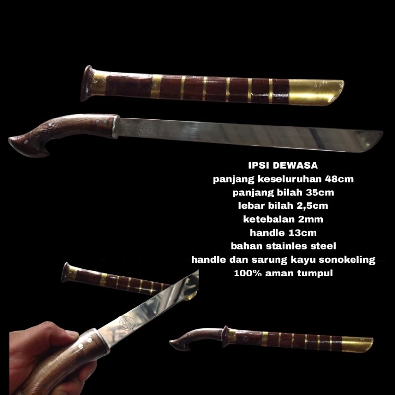Jual golok silat ipsi 3 ukuran ready | Shopee Indonesia