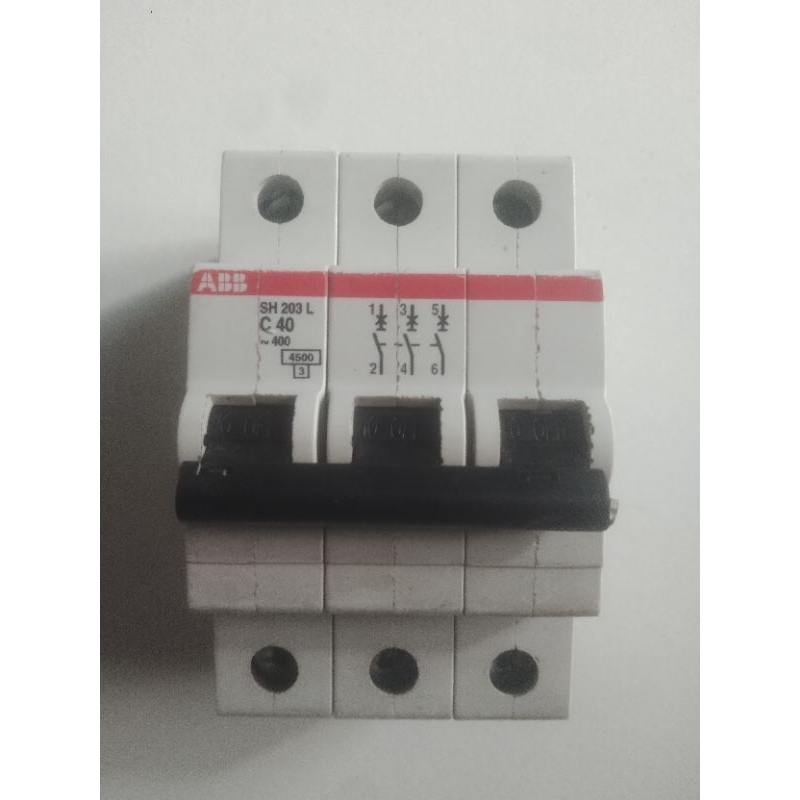 Jual MCB 3 phase c40 merk Abb | Shopee Indonesia