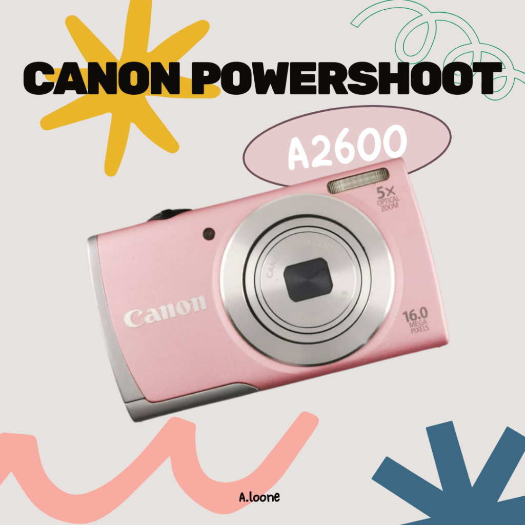Jual CANON POWERSHOOT A2600 DIGICAM ROSE GOLD PINK !!! DIGICAM KAMERA ...