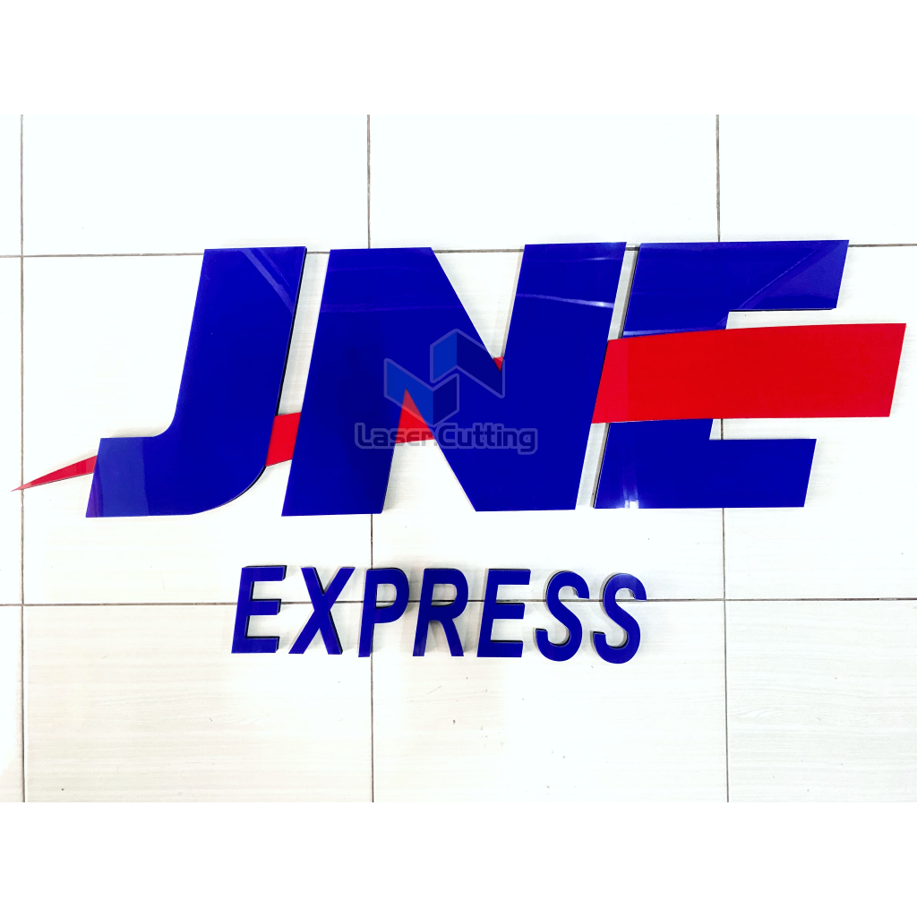 Jual LOGO JNE AKRILIK MURAH/LAMBANG AKRILIK JNE/LABEL EKSPEDISI JNE ...