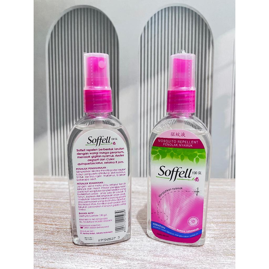 Jual Soffell Spray 80ml wangi bunga Geranium dan Kulit Jeruk | Shopee ...
