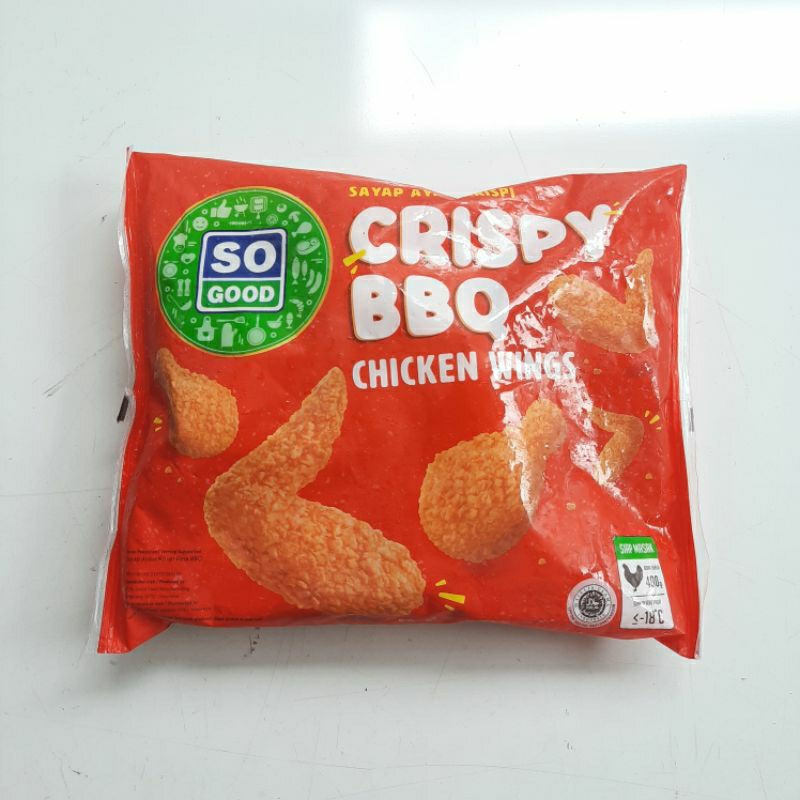 Jual So Good Crispy BBQ Chicken Wing 400 gr | Shopee Indonesia