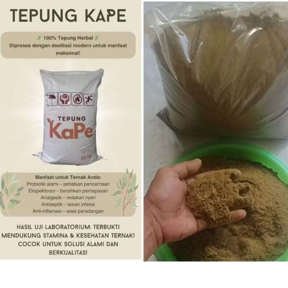 Jual Tepung KaPe pakan herbal dan suplemen untuk hewan ternak | Shopee ...