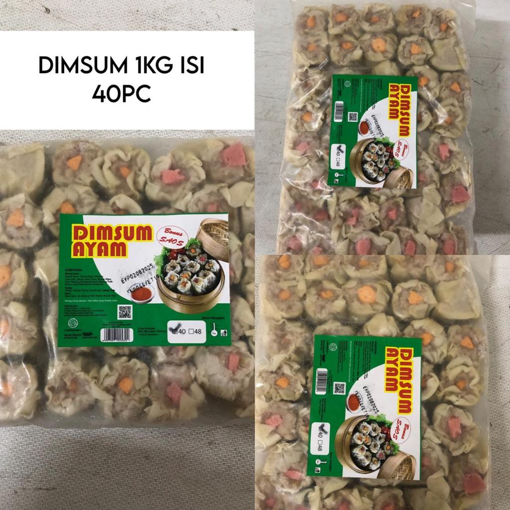 Jual Dimsum Ayam Frozen | Dimsum Damory isi 40 | Dimsum Mame Ayam 1Kg ...