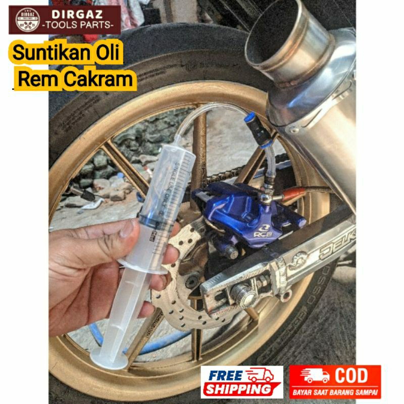 Jual Alat Bleeding minyak Rem Motor / Mobil Universal suntikan Kuras ...
