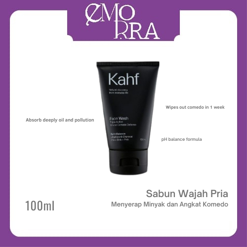 Jual KAHF Triple Action Oil Comedo Defense Face Wash 100ml | Shopee ...